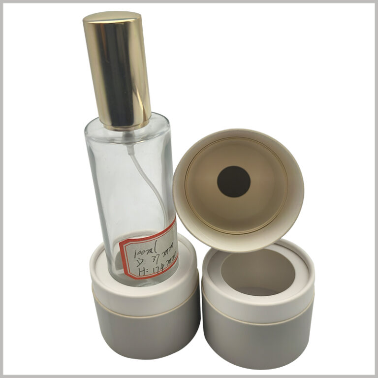 100ml perfume bottle and tube packaging