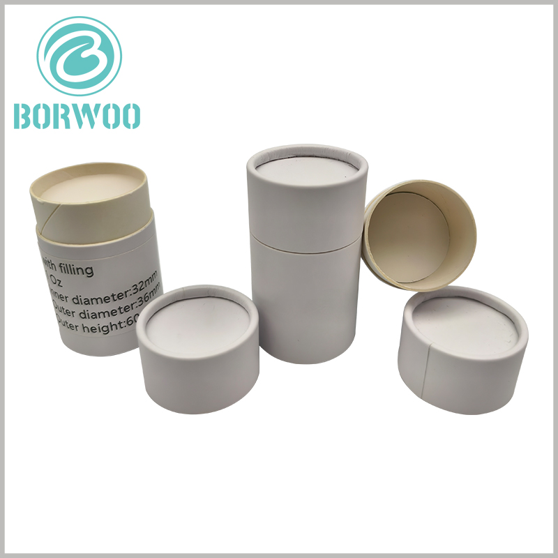 Black biodegradable push up tubes for deodorant packaging