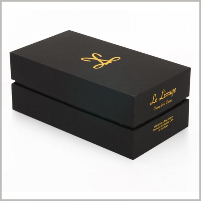 Foldable skin care product packaging with paper inner card