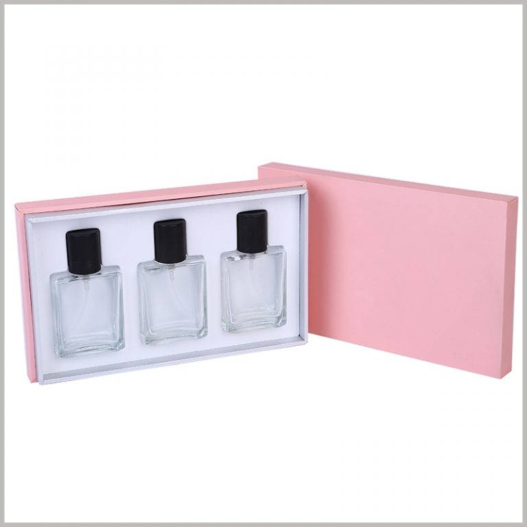 3 bottles of perfume packaging boxes | Cosmetic boxes wholesale