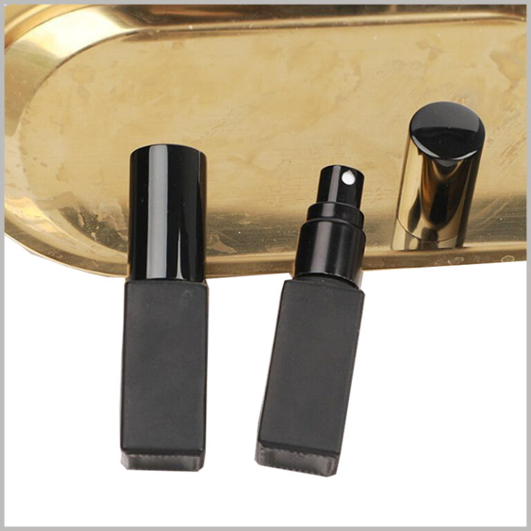5ml black square perfume bottle