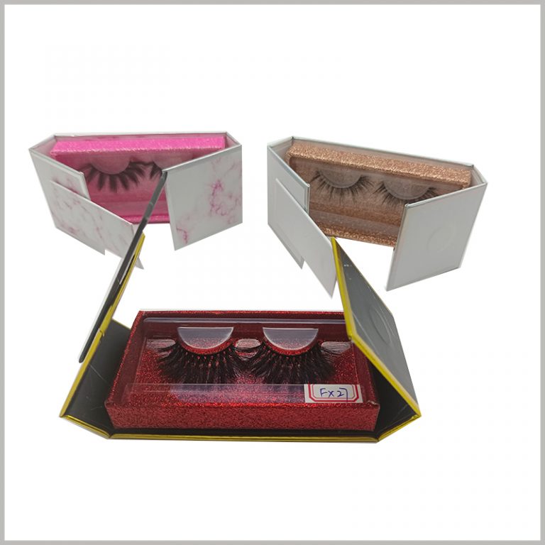 Double open Eyelash extension packaging box | Cosmetic boxes