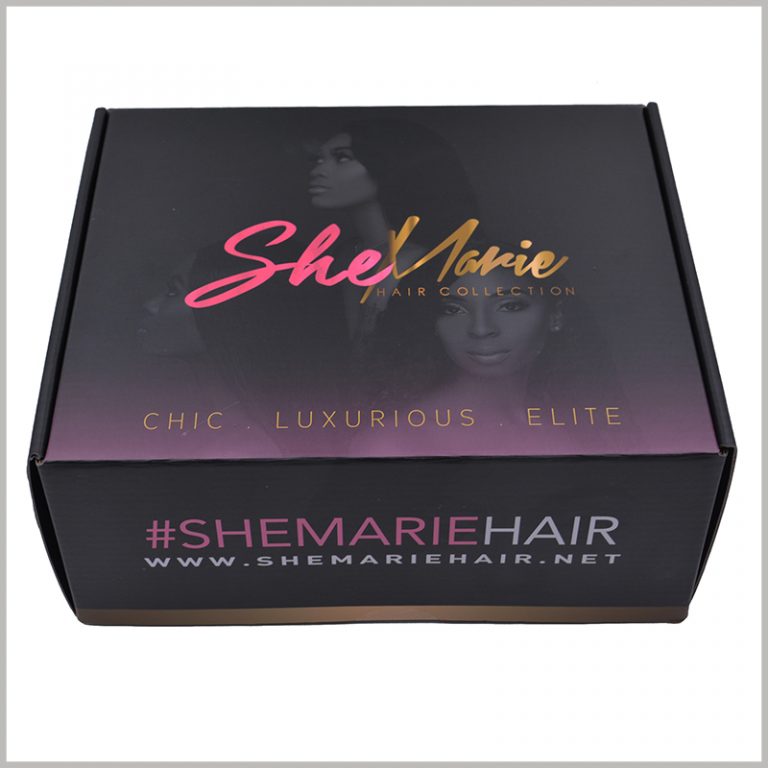 Printed corrugated packaging for hair boxes | Cosmetic boxes