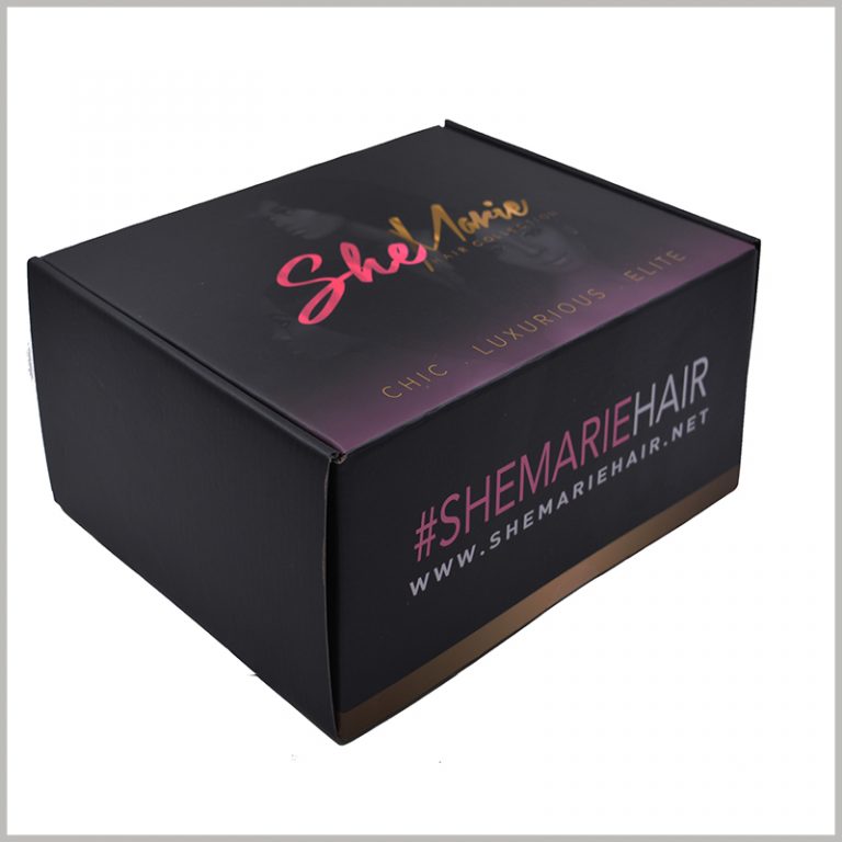 Printed corrugated packaging for hair boxes | Cosmetic boxes