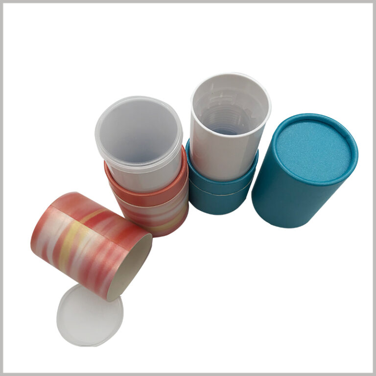Round deodorant packaging with twist up - Cosmetic boxes