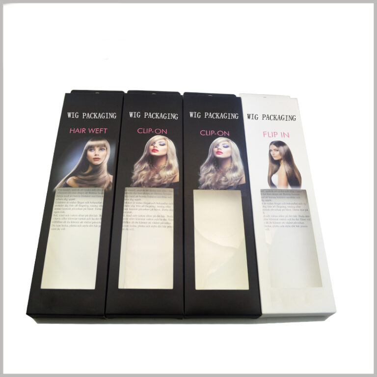 Custom Wig Boxes Hair Extension Packaging