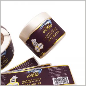 Custom labels for body butter | Cosmetic labels wholesale
