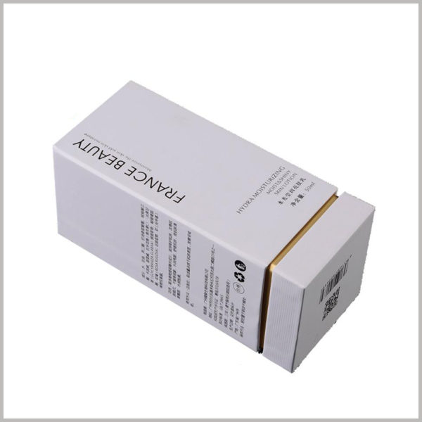 Custom cardboard boxes for 50ml face lotion packaging