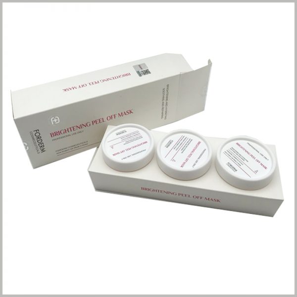 Cheap skin care packaging for three bottle set | Cosmetic boxes