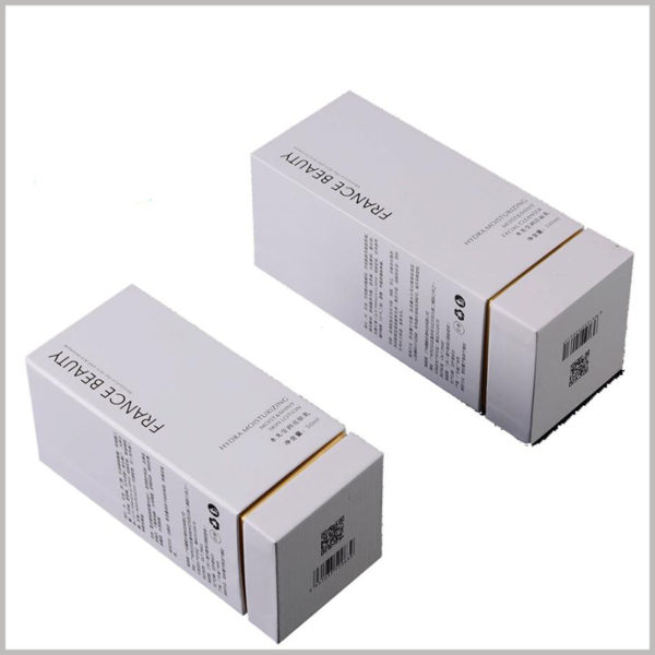 Custom cardboard boxes for 50ml face lotion packaging